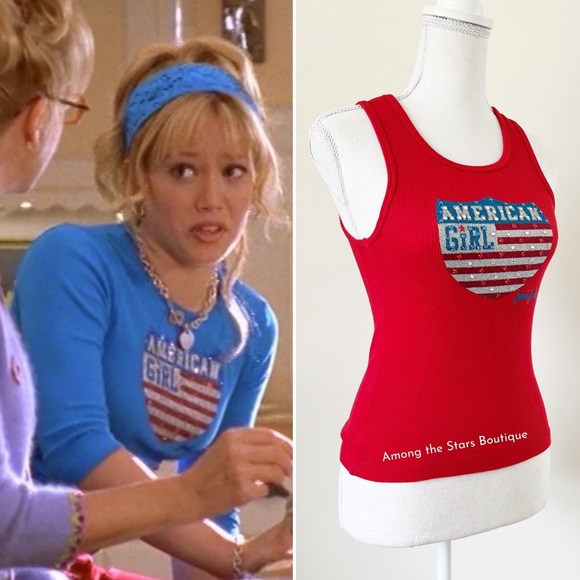 Tops | Rare Early 200s Embellished Tank Top Alt Aso Hilary Duff As ...